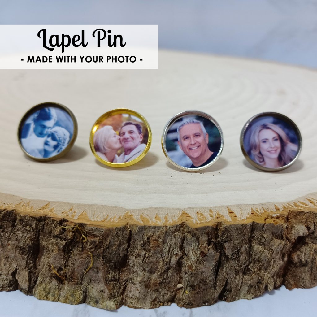Photo Lapel Pin/Tie Tack | Savor the Memories