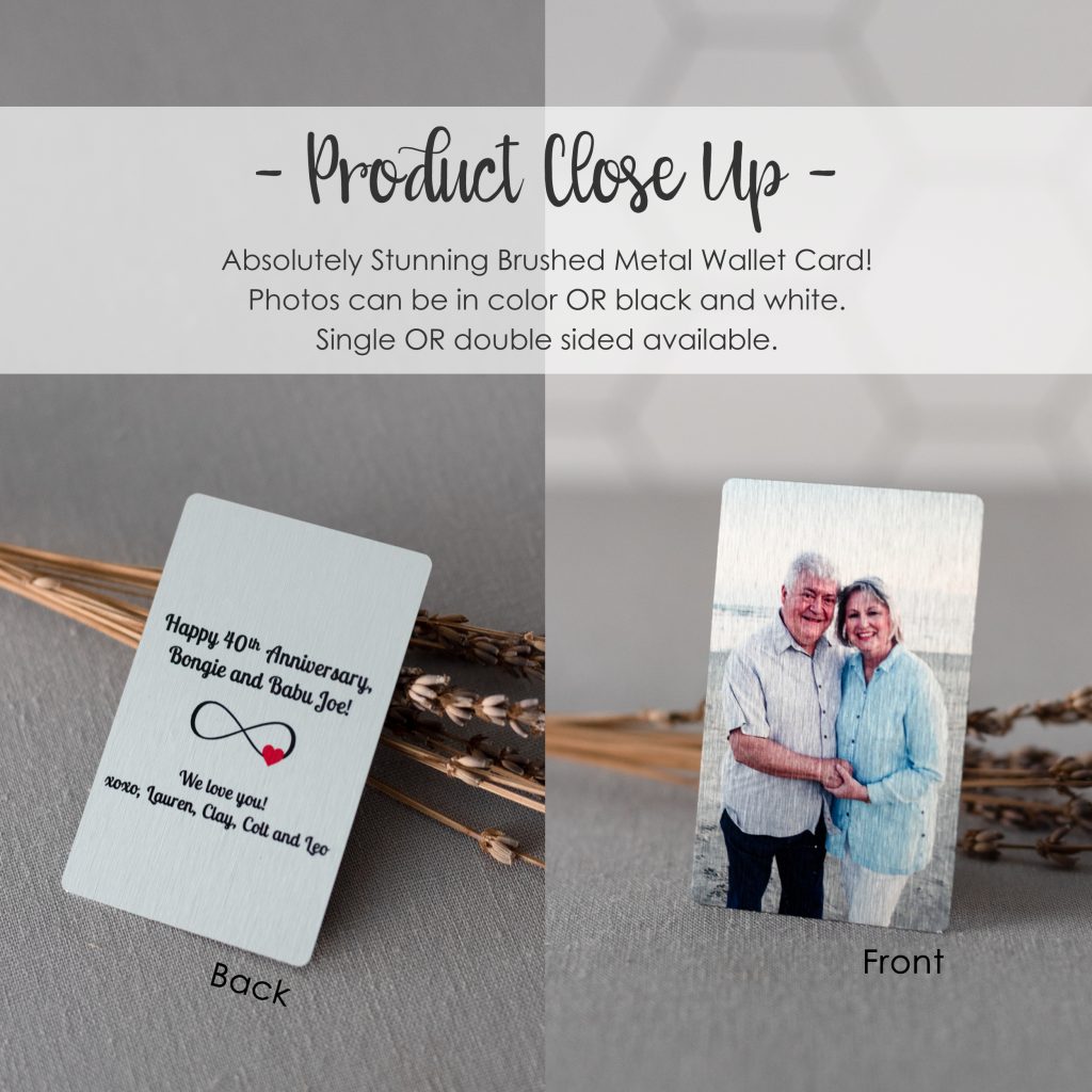 Wallet Card | Savor the Memories
