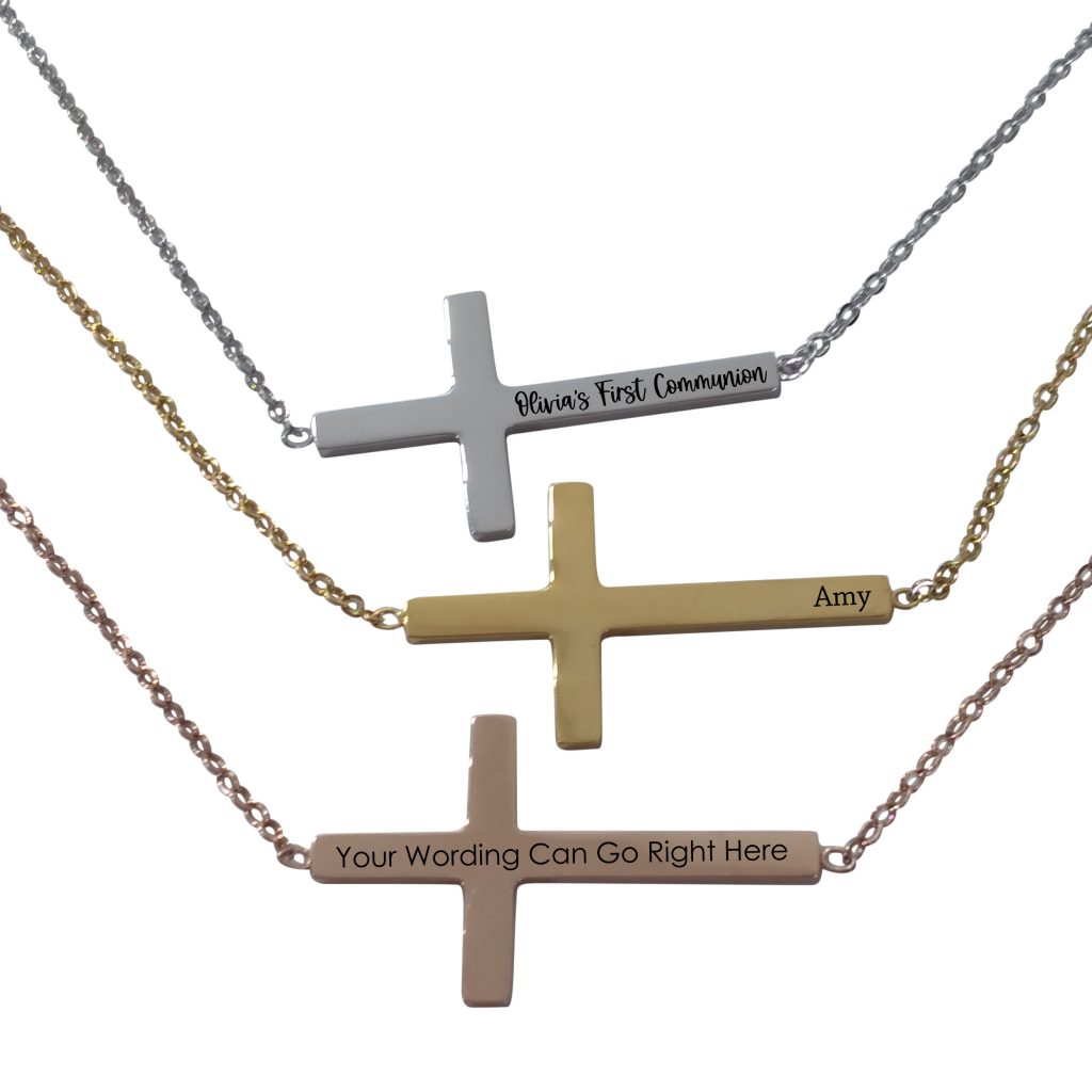 Personalized Cross Necklace | Savor the Memories