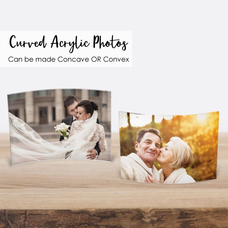 Curved Acrylic Photo | Savor the Memories