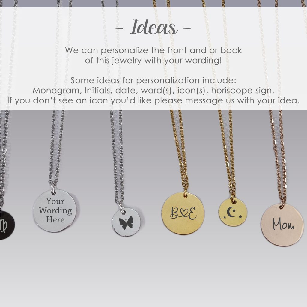 Personalized Disc Necklace | Savor the Memories