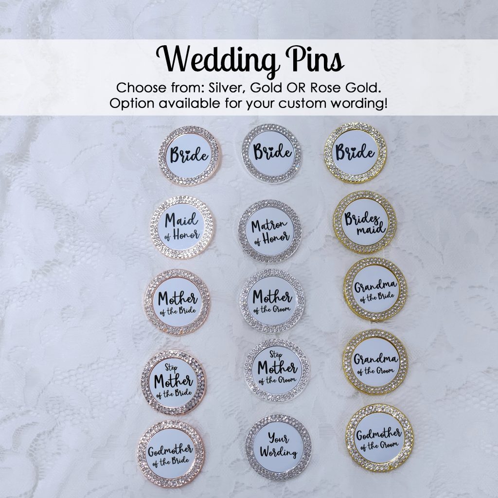 Wedding Role Pin | Savor the Memories