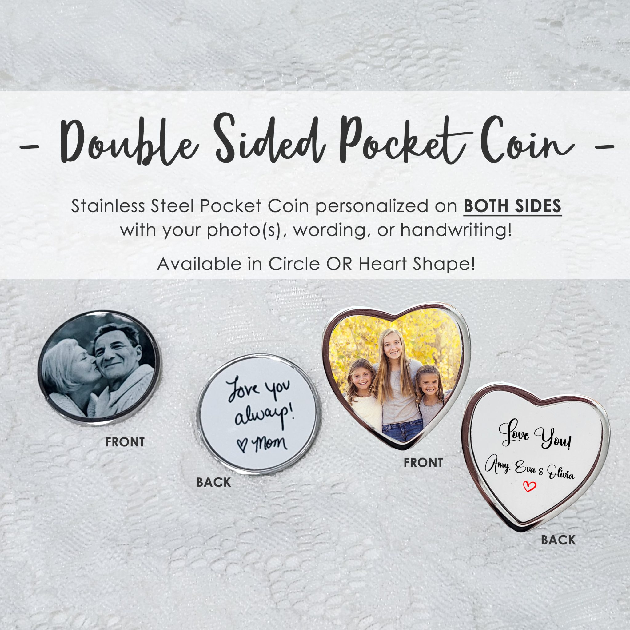 Pocket Coin (Double Sided) | Savor the Memories